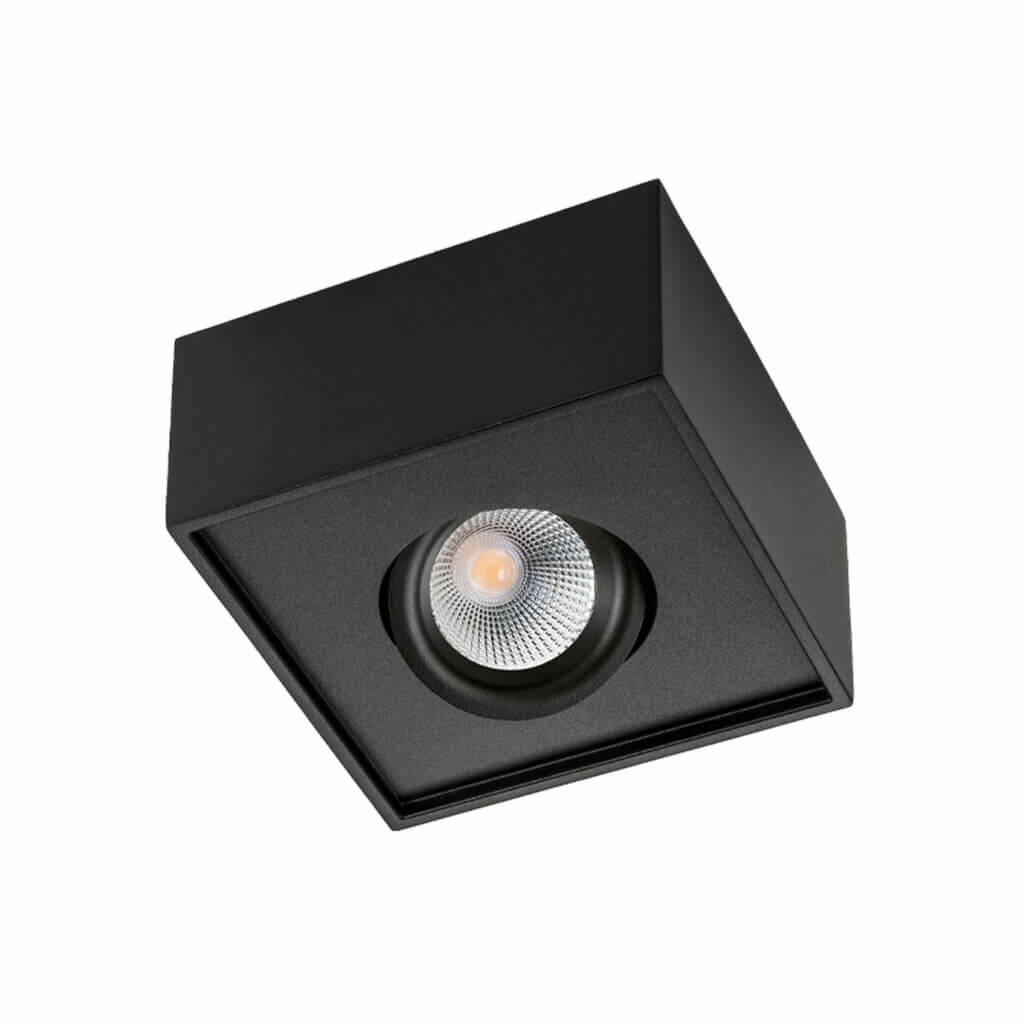 Cube Lux 7 W Musta - Casalight Sg Armaturen